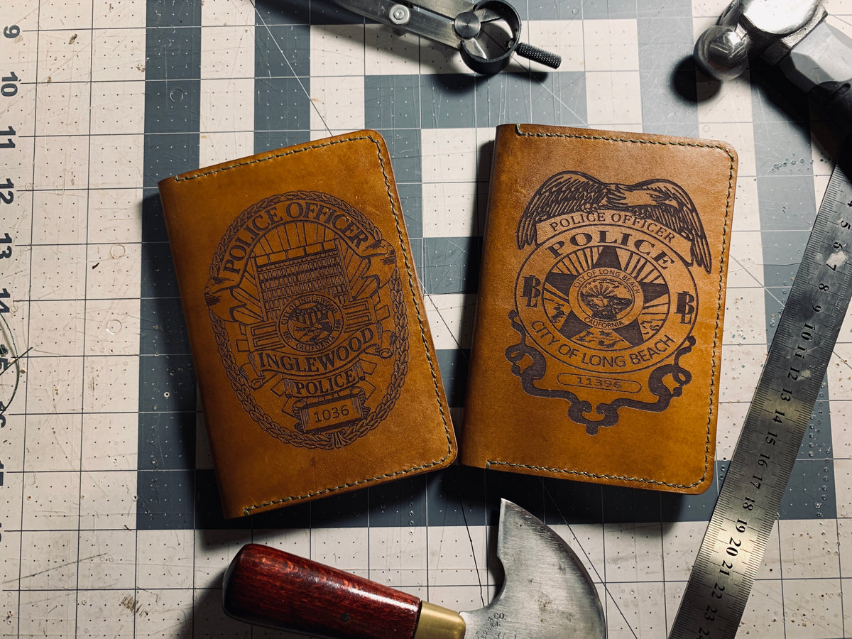 CUSTOM POLICE NOTEPAD – Kern River Leather