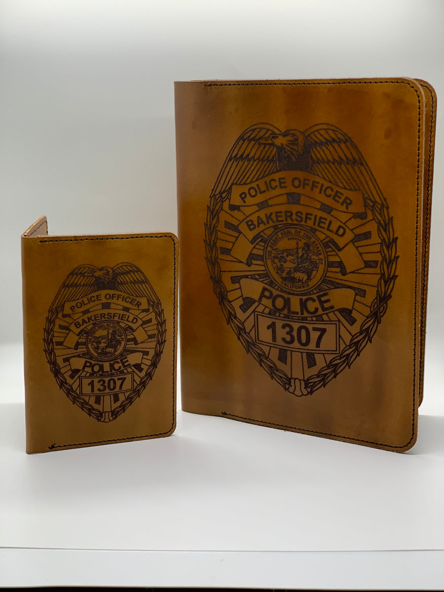 CUSTOM POLICE NOTEPAD – Kern River Leather